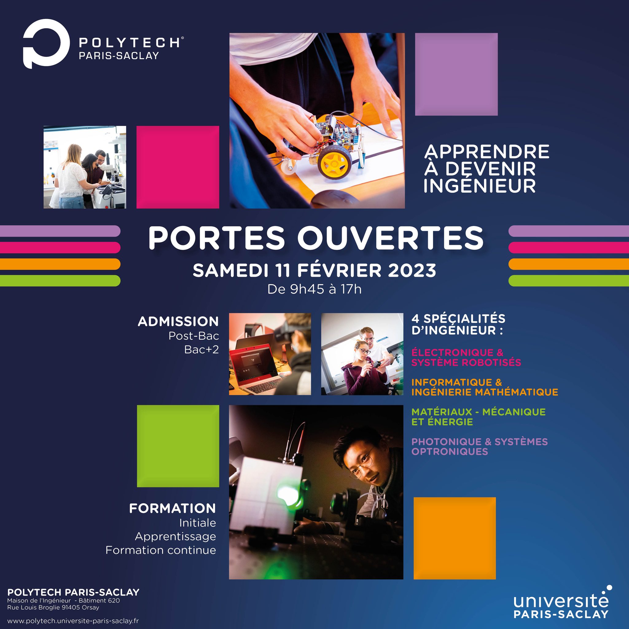 Journée portes ouvertes Polytech Paris-Saclay Journée portes ouvertes Polytech Paris-Saclay