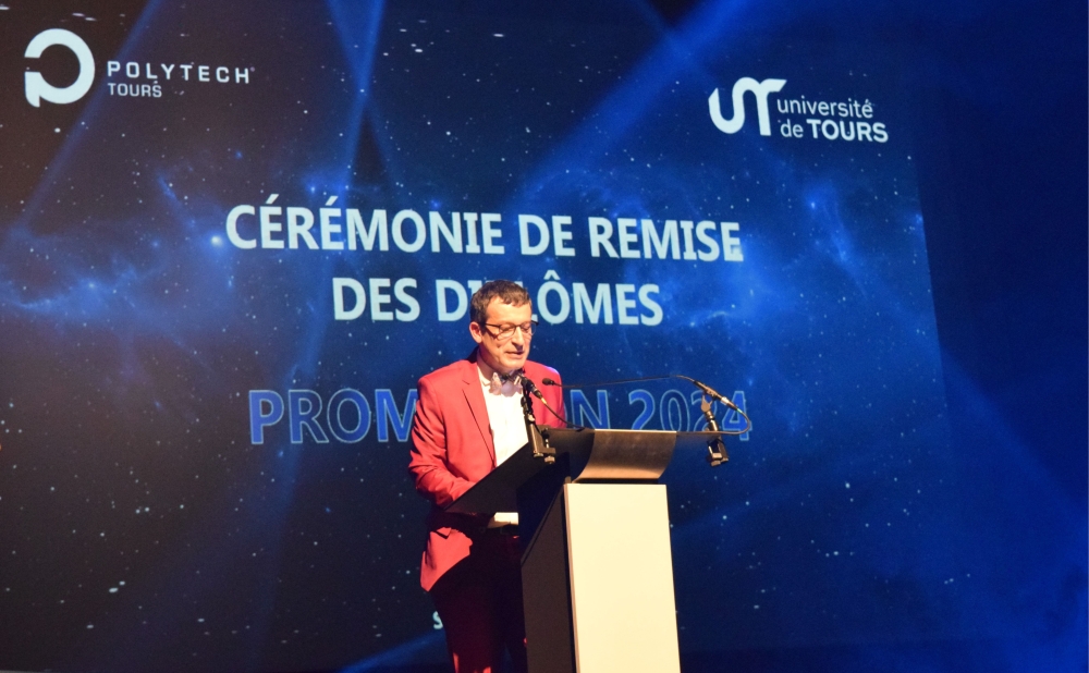 Graduation ceremony for Polytech Tours Class of 2024